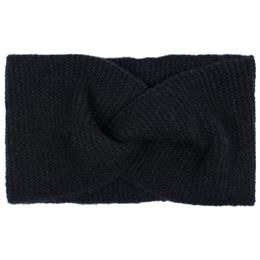 styleBREAKER Damen Stirnband "Feinstrick Stirnband Twist Knoten", schwarz, Modisch, Obermaterial: 100% Polyacryl PAN., M&uuml;tzen
