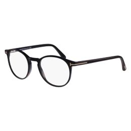 Tom Ford FT5294 Brille Unisex | Fassung: Vollrand, Panto, Schwarz