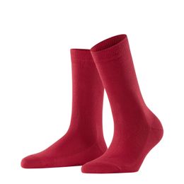 Falke Damen Socken "Family", Gr. 39, rot, Obermaterial: 92% Baumwolle CO. 7% Polyamid PA. 1% Elasthan EL., glatt, Socken