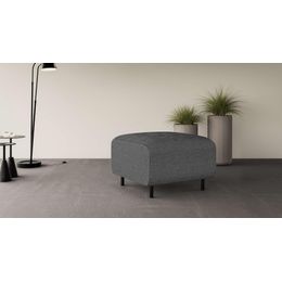 Polsterhocker OTTO HOME, B:70cm H:46cm T:70cm, grau, 100% Polyester, Hocker, "ARROS klein mit Wellenunterfederung, Ma&szlig;e B/T/H: 70/70/46 cm", passend