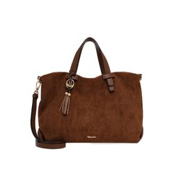 Tamaris Damen Shopper "Shopper TAS Mareike", braun, Polyester, Taschen