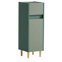 Unterschrank Welltime, B:30,2cm H:90,3cm T:33cm, gr&uuml;n, FSC-zertifizierter Holzwerkstoff, Badezimmer, Schr&auml;nke, "Lovis, Unterschrank, Made in Germany,