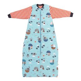 SCHLUMMERSACK Babyschlafsack "Schlafsack ohne F&uuml;&szlig;en 3.5 Tog", L: 130cm, blau, Schlafs&auml;cke