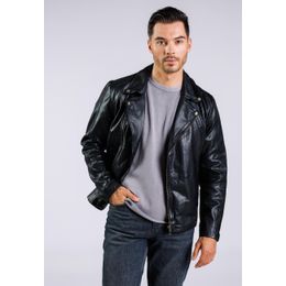 Freaky Nation Herren Lederjacke "Race Man-FN"schwarz, Gr. XL, Oberstoff: 100% Leder. Futter: 100% Baumwolle, Jacken