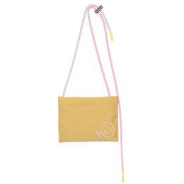 Damen Schultertasche "Fritzi ME Cross Smile", Fritzi aus Preussen, gelb, Nylon, unifarben, Taschen, mit fr&ouml;hlichen Smile-Print