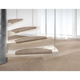 Stufenmatte Dekowe, B:25cm H:5mm L:65cm, beige, Sisal, Teppiche, "Mara S2", 100% Sisal, gro&szlig;e Farbauswahl, selbstklebend, auch als Set 15 St&uuml;ck