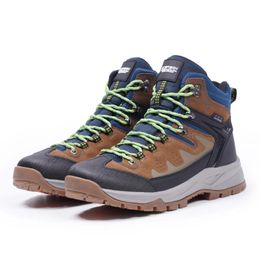Icepeak Herren Wanderschuh "WYNNES MR", Gr. 45, braun, Synthetik, Schuhe