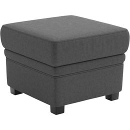 Sit & More Polsterhocker SIT & MORE, B:58cm H:45cm T:58cmdunkelgrau, 95% Polyester 5% Polyamid, Hocker, "Savona, B: 58 cm", individuell zu kombinieren