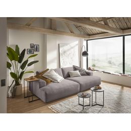 Loungesofa Musterring, B:292cm H:81cm T:147cm, grau, Sofas, "Lucia Big Sofa, bequem, Mega-Sitzfl&auml;che, Cord Bezug, viel Platz", Cord-Bezug, Breite 292