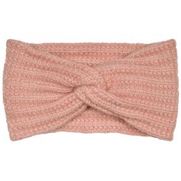 styleBREAKER Damen Stirnband "Strick Stirnband Rippmuster", rosa, Modisch, Obermaterial: 80% Polyacryl PAN. 20% Wolle WO., M&uuml;tzen