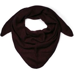 styleBREAKER Damen Dreieckstuch "Strick Dreiecktuch meliert", braun, Modisch, Obermaterial: 80% Viskose CV. 20% Wolle WO., Modet&uuml;cher