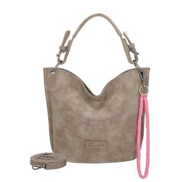 Damen Schultertasche "Fritzi31N Vintage", Fritzi aus Preussen, beige, 100% Polyurethan, unifarben, Taschen, mit Kordel-Anh&auml;nger