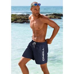 O`Neill O'NEILL Herren Badeshorts "CALI 16'' SWIM SHORTS", blau, Gr. S, Web, Obermaterial: 100% Polyester, Badehosen, mit Seiten- und Ges&auml;&szlig;taschen,