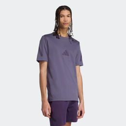 Herren T-Shirt "M Z.N.E. TEE", lila, Gr. S, adidas Sportswear, Obermaterial: 100% Baumwolle, Shirts, sportlicher Stil, Kurzarm, aus Baumwolle, ohne