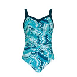 Sunflair Badeanzug Damen Gr&ouml;&szlig;e 5XL navy / t&uuml;rkis / hellblau