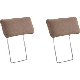 Sofa-Kopfst&uuml;tze OTTO HOME, B:48cm H:26cm T:18cm, braun, Holzwerkstoff, Kopfst&uuml;tzen, "Costello, B: 48 cm", Set: 2 St&uuml;ck, passend zur Serie