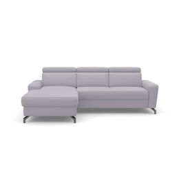 Sit & More Ecksofa SIT & MORE, B:258cm T:172cm, grau, Wohnzimmer, Sofas, "Scarlett L-Form", inklusive Kopfteilverstellung, optional Schlaffunktion & Bettkasten