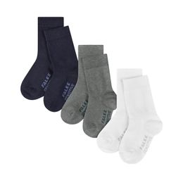 Falke M&auml;dchen Socken "Sensitive 3-Pack", bunt, Gr. 74, glatt, Obermaterial: 92% Baumwolle CO. 7% Polyamid PA. 1% Elasthan EL., Socken