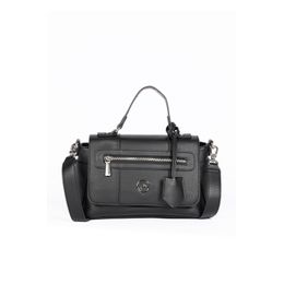 GATTINONI Damen Schultertasche "Denise Soft Flap Bag Damen", schwarz, PVC, Polyurethan, Taschen, Schultertasche Damen, Abendtasche, Fashion,