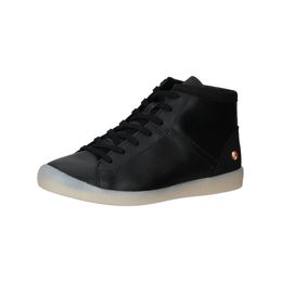 Softinos Damen Schn&uuml;rstiefelette "Softinos Stiefelette Lederimitat", Gr. 39, schwarz, Lederimitat, Schuhe