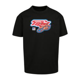 Herren T-Shirt "Upscale by Mister Tee Herren Fast Life Heavy Oversize Tee", schwarz, Gr. XXL, UPSCALE BY MISTER TEE, bedruckt, 100% Baumwolle, Shirts