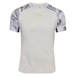 Hummel Shirt Herren Gr&ouml;&szlig;e L gelb / grau / wei&szlig;