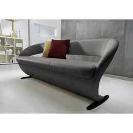 K+w Komfort & Wohnen Essbank, B:204cm H:83cm T:68cm, braun, K+W KOMFORT & WOHNEN, Bronco: Nappaleder pigmentiert, Dickleder, 1, 3/1, 5mm, mit rustikal gek&ouml;rnten