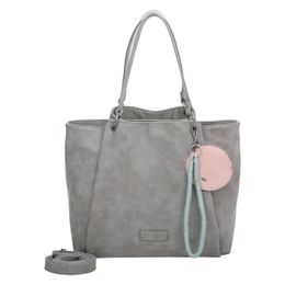 Damen Henkeltasche "Fritzi42N", Fritzi aus Preussen, grau, Kunstfaser, unifarben, Taschen, aus veganen Materialien