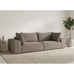 Big-Sofa TRENDS BY HG, B:312cm H:83cm T:103cm, braun, 92% Polyester;8% Nylon, Sofas, "Conor XXL, B: 312cm, Liegefl&auml;che: 138x 238cm, in Cord und