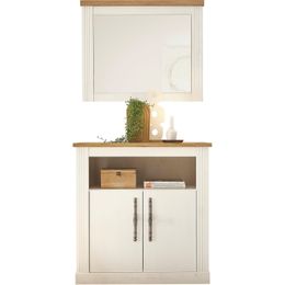 Garderoben-Set OTTO HOME, B:92cm H:200cm T:45cm, wei&szlig;, Flur, Kastenm&ouml;bel-Sets, "Westminster, Garderobe im Landhausstil, Komplettset mit viel