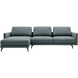 Ecksofa, B:280cm H:91cm T:172cm, blau, CREATION BY ROLF BENZ, Wohnzimmer, Sofas, "CR.414, Designecksofa, Polsterecke, Breite 300cm, L-Form",