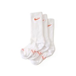 Nike Sportswear Socken 'Everyday' Damen Gr&ouml;&szlig;e 46/50 orange / wei&szlig;