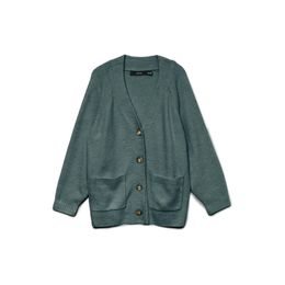 Vero Moda Curve Knit Cardigan 'VMCBOOM' female size XXXL/4XL Emerald