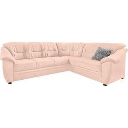 Sit & More Ecksofa SIT & MORE, B:262cm H:90cm T:212cm, beige, PRIMABELLE-Microfaser (100% Polyester);SOFTLUX/Struktur (Korpus in Kunstleder, Sitz und R&uuml;cken in