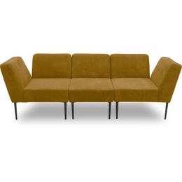 Sessel DOMO collection, B:58cm H:78cm T:83cm, orange, 100% Polyester, Wohnzimmer, Sessel, "700010 Lieferzeit nur 2 Wochen, auch einzeln stellbar",