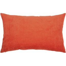 Dekokissen Pad, B:35cm L:60cm, orange, Polyacryl, Polyester, Dekokissen_Sitzkissen_Kissenh&uuml;llen, "CASUAL", Feines Cord-Design, gro&szlig;e Farbvielfalt, in