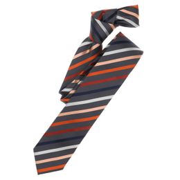 Venti Herren Krawatte "Venti Krawatte gestreift", orange, 100% Seide, Krawatten