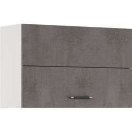 Faltlifth&auml;ngeschrank IMPULS K&Uuml;CHEN, B:90cm H:57,9cm T:34,2cm, grau, Dekorfolie, Holzwerkstoff, Schr&auml;nke, ""Prag", in zwei Breiten, H&ouml;he 57,9 cm",