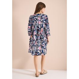 Cecil Damen Midikleid, bunt, Gr. M, gemustert, Stoff, 88% Viskose, 12% Polyamid, Kleider, knielang