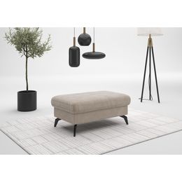 Sit & More Stauraumhocker SIT & MORE, B:103cm H:44cm T:69cm, beige, 95% Polyester, 5% Polyamid, Hocker, "Morris Jubi", mit praktischen Stauraum