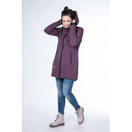 DEPROC Active Damen Softshellmantel "KEELE PEAK II WOMEN", lila, Gr. 46, Softshell, 96% Polyester. 4% Elasthan, M&auml;ntel, auch in Gro&szlig;en Gr&ouml;&szlig;en