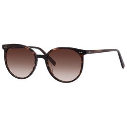 Marc O'Polo MARC O'POLO Damen Sonnenbrille "Modell 506164", braun, gemustert, leicht durchscheinend, Sonnenbrillen, Form Panto, Logoschriftzug auf B&uuml;gel,