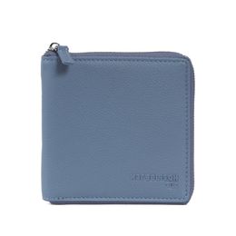 MARGELISCH Damen Geldb&ouml;rse "Bern 3", blau, Rindsleder, Kleinlederwaren, LGW zertifiziertes Leder