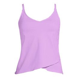 LANDS' END Tankinitop mit Tulpensaum chlorresistent f&uuml;r Damen in Plus-Gr&ouml;&szlig;e, Damen, size: plus, Lila, Nylon-Mischung, by Lands' End