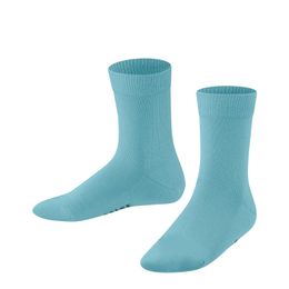 Falke Damen Socken "Family", Gr. 19, blau, Obermaterial: 92% Baumwolle CO. 7% Polyamid PA. 1% Elasthan EL., glatt, Socken