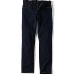 LANDS' END Stretch-Denim Jeans, Slim Fit, Herren, size: regular, Blau, Baumwoll-Mischung, by Lands' End