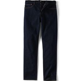 LANDS' END Stretch-Denim Jeans, Slim Fit, Herren, size: regular, Blau, Baumwoll-Mischung, by Lands' End