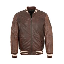 Maddox &Uuml;bergangsjacke 'HJM-89 Collage' Herren Gr&ouml;&szlig;e 4XL dunkelbraun