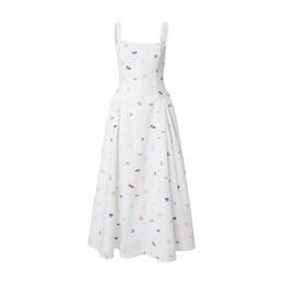 Abercrombie & Fitch Abercrombie & Fitch Kleid Damen Gr&ouml;&szlig;e 42/44 dunkelblau / gelb / orange / wei&szlig;