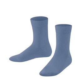 Falke Damen Socken "Family", Gr. 23, blau, Obermaterial: 92% Baumwolle CO. 7% Polyamid PA. 1% Elasthan EL., glatt, Socken